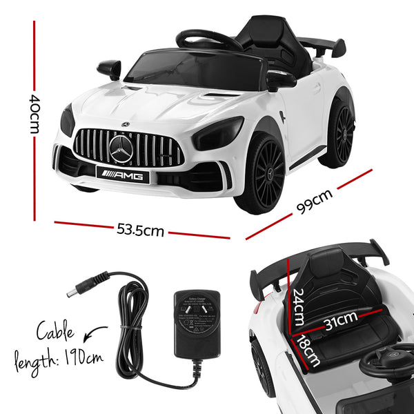 Kids Electric Ride On Car Mercedes-Benz AMG GTR Licensed Toy Cars Remo ...