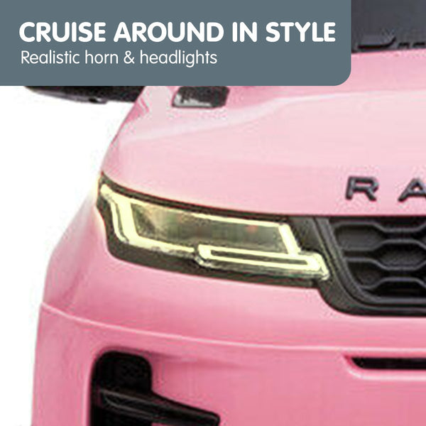Kahuna Pink Land Rover Licensed Kids Ride On Car – kidsautozone