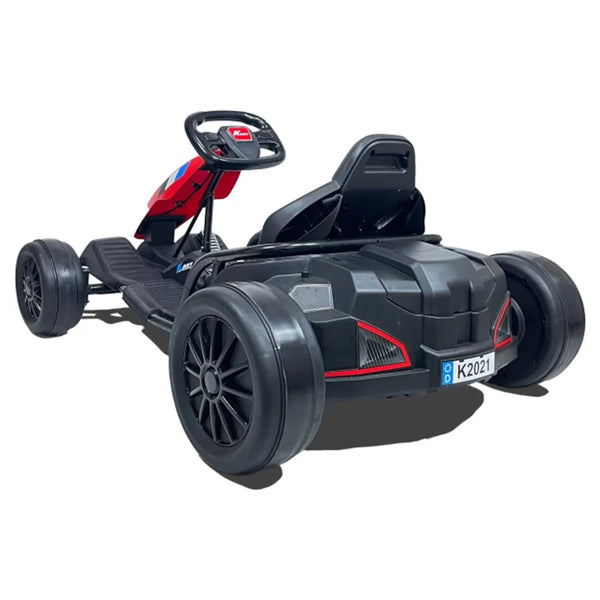 24V Power go-Kart with Drift Function - Red – kidsautozone